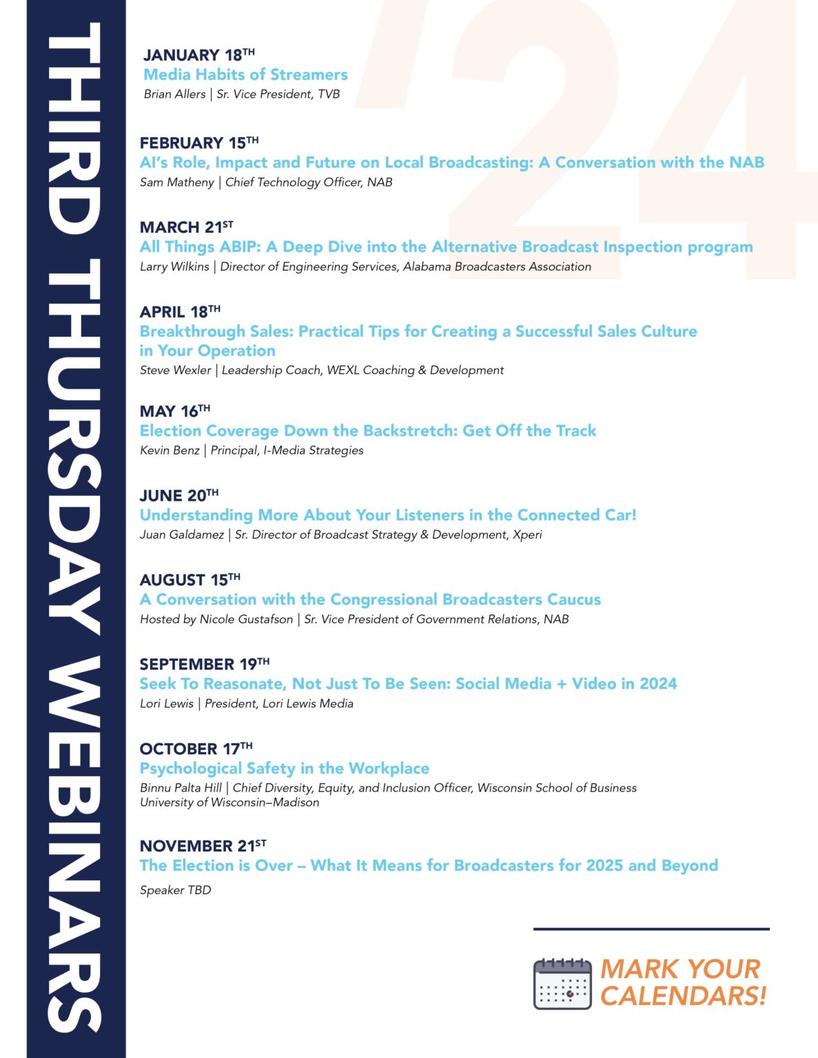 Third Thursday Webinars - Massachusetts Broadcasters Association